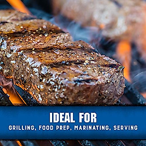 Kingsford Heavy Duty Large Aluminum Pans - Disposable Aluminum Pans for Cooking, Baking, Grilling, Frying & Roasting - Ideal Disposable Chafing Dish, Broiler, & Outdoor Tray 4 Count, (Pack of 1)