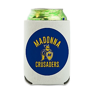 Madonna University Crusaders Logo Can Cooler - Drink Sleeve Hugger Collapsible Insulator - Beverage Insulated Holder
