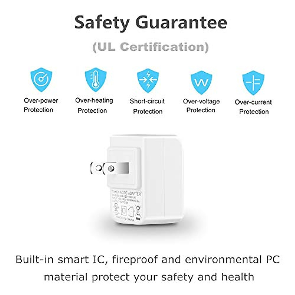 Taken 10ft/3m Arlo Ultra Cable, Weatherproof Outdoor/Indoor Magnetic Charging Cable and Power Adapter for Arlo Ultra, Ultra 2, Arlo Pro 3, Pro 4 (NOT for Arlo Essential Spotlight) - 2 Pack, White