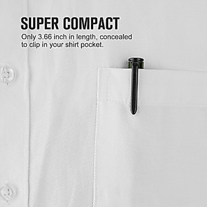 OLIGHT Open Mini Ballpoint Pen, Replaceable EDC Black Ink Pens By Bolt Action for Office, Working, Writing, Construction Work, Special Gifts and etc (OD Green)