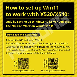 Alwong 10 Gigabit Network Card, with Intel 82599EN Controller, Single SFP+ Port, Ethernet LAN Adapter Support Windows Server/Linux/VMware, Equivalent to Intel X520-DA1 (Intel E10G42BTDA)