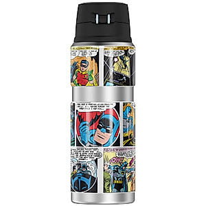 Batman Batman Comic Panels THERMOS STAINLESS KING Stainless Steel Drink Bottle, Vacuum insulated & Double Wall, 24oz