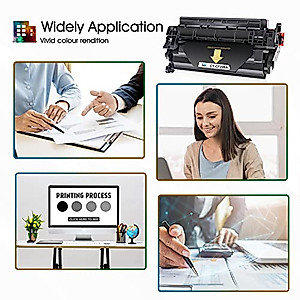 Cool Toner Compatible Toner Cartridge Replacement for HP 26A CF226A 26X CF226X Pro MFP M426fdw M402n M402dn M402dw M426fdn M426dw M402 M402d 402n M426 Printer Toner Ink (Black, 4-Pack)