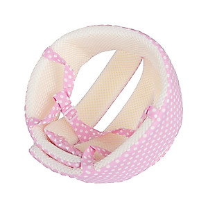 Baby Toddler Walking Helmet Head Protector Baby Helmet for Crawling Walking Toddler Anti-Collision Helmet Head Cushion Hat Breathable Soft Cushion Safety Helmet Adjustable Protective Cap