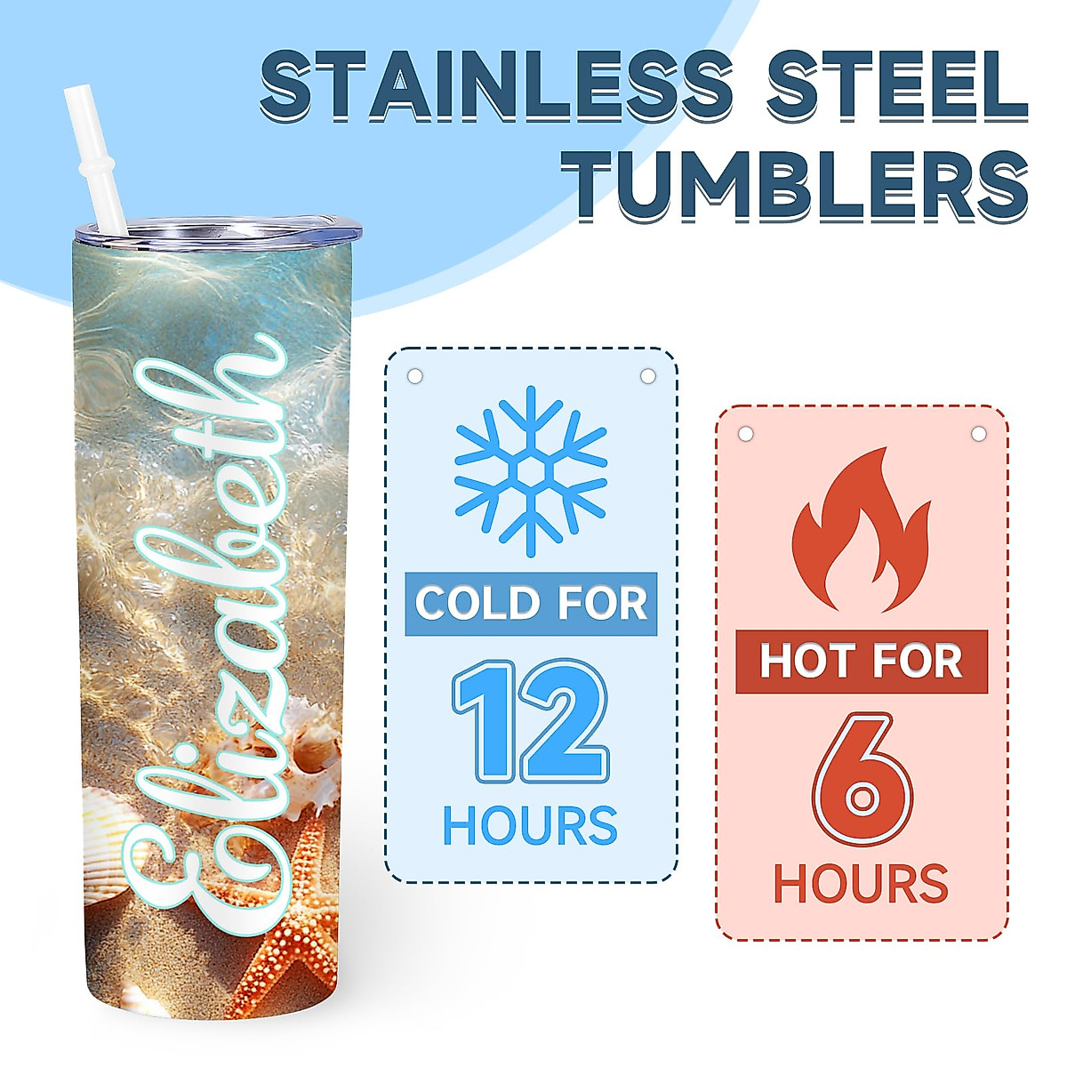 Personalized Girls Trip Gifts for Women - Custom Beach Vacation Tumbler with Lid and Straw, Girls Trip Weekend Cups with Name, 2025 Girl Trips Tumbler, Family Trip Gift, Bachelorette Trip Vacation Cup