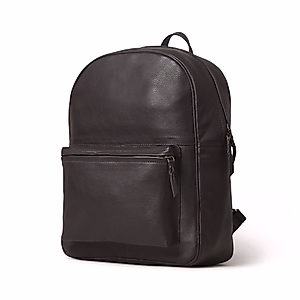 ADYAN Leather Backpack Bag for Men and Women (Brown)