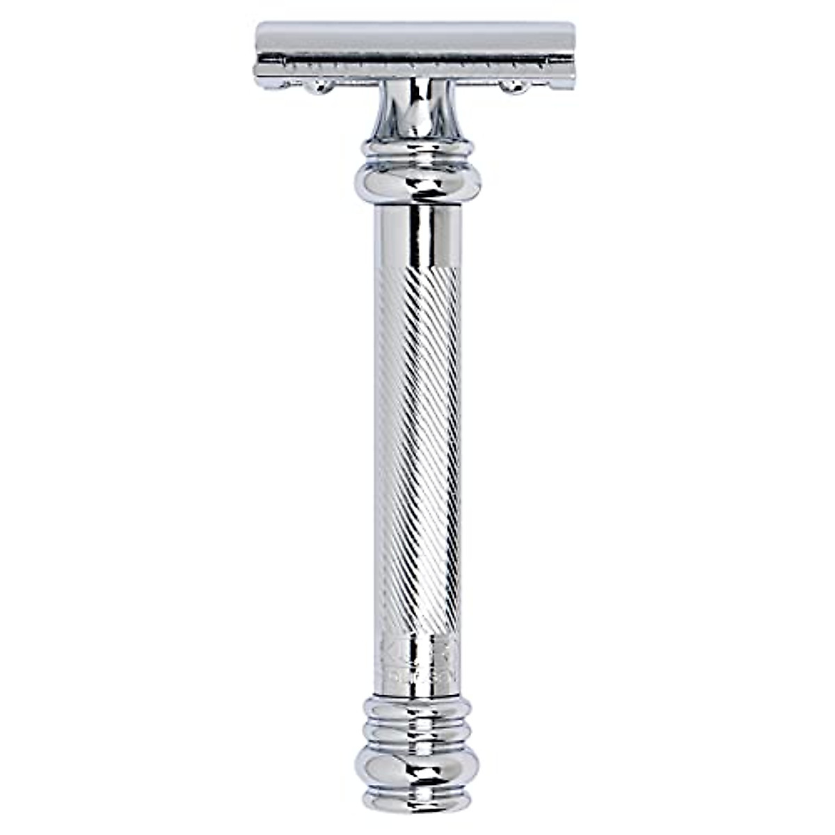 Merkur Heavy Duty Long Barber Pole Safety Razor, Chrome