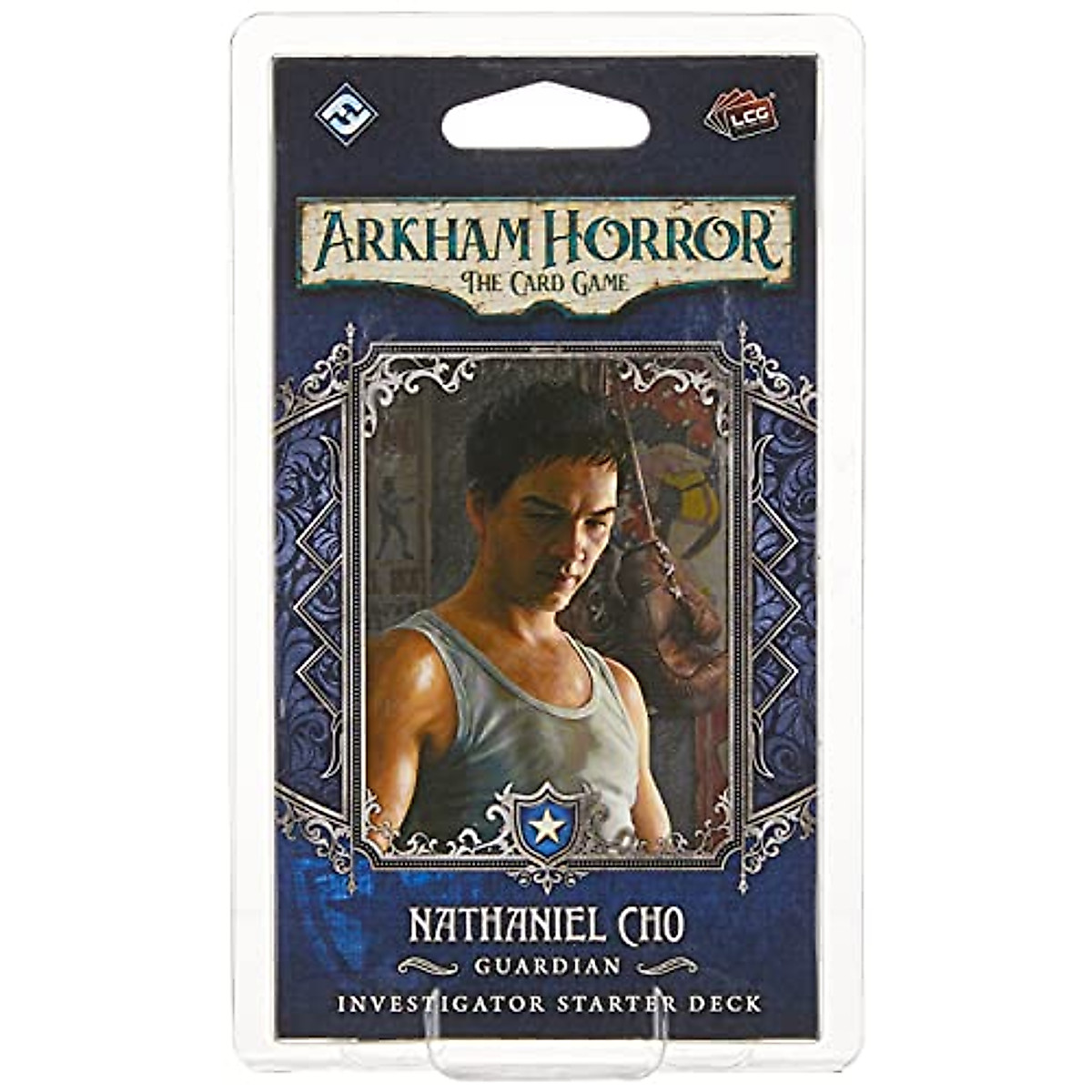 Fantasy Flight Games Arkham Horror The Card Game Nathaniel Cho Starter Deck - Unleash The Fury of a New Investigator! Cooperative Living Card Game, Ages 14+, 1-4 Players, 1-2 Hour Playtime, Made