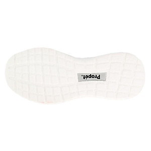 Propét Women's B10 Usher Sneakers, Black, 8 Wide US