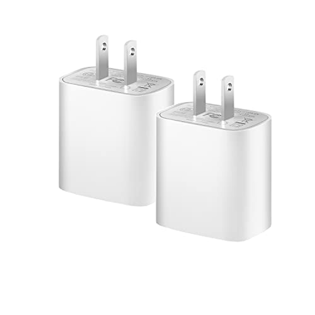 [2-Pack] USB C Wall Charger, OthoKing PD 20W Fast Charging Power Adapter Plug for iPhone 14/13/12/11 Pro Max, Mini, Pro XR, Galaxy, Pixel 4/3, iPad/iPad Mini and More ETL Certificated Charger Adapter