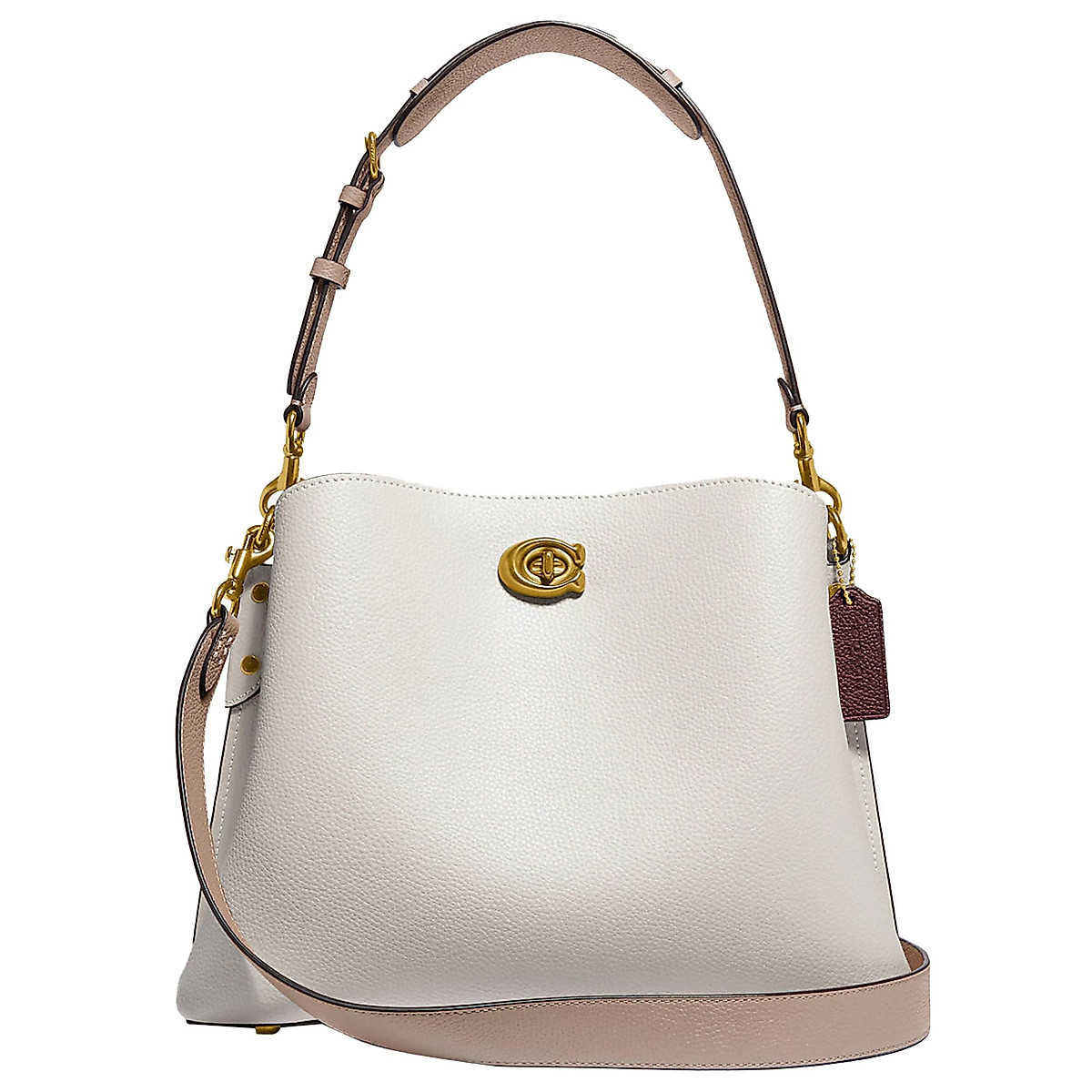 Coach Leather Willow Shoulder Bag, Chalk