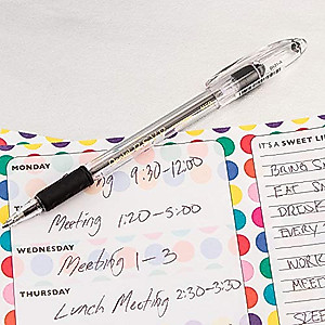 RSVP Pens Colored Ballpoint Pens Medium Point, Color Pens, 8 Pack and a Jumbo Correction Tape Whiteout