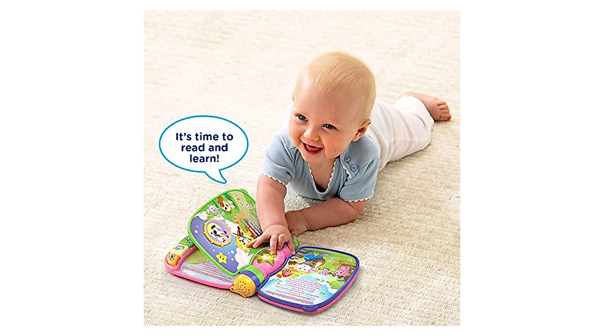 VTech Musical Rhymes Book Pink – Interactive Nursery Rhyme Toy for Kids