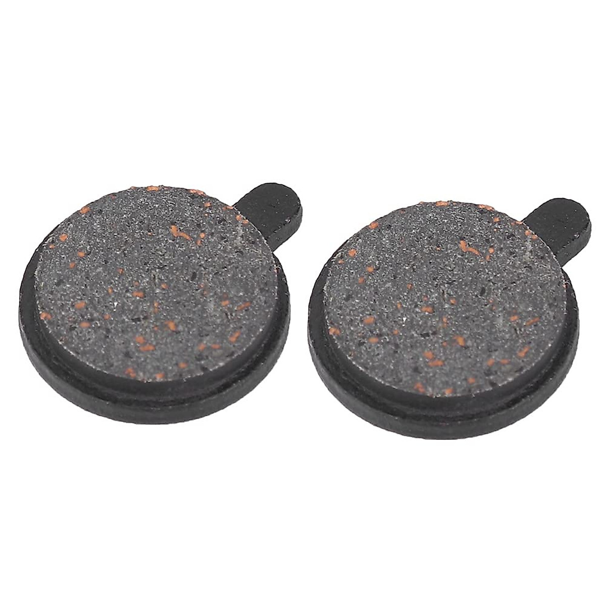 Ezweiji 5 Pairs Bike Disc Brake Pads, Semi Metal bike Brake Pads for Mountain Bicycles and Electric Scooters Replacement Kit Cycling Accessory