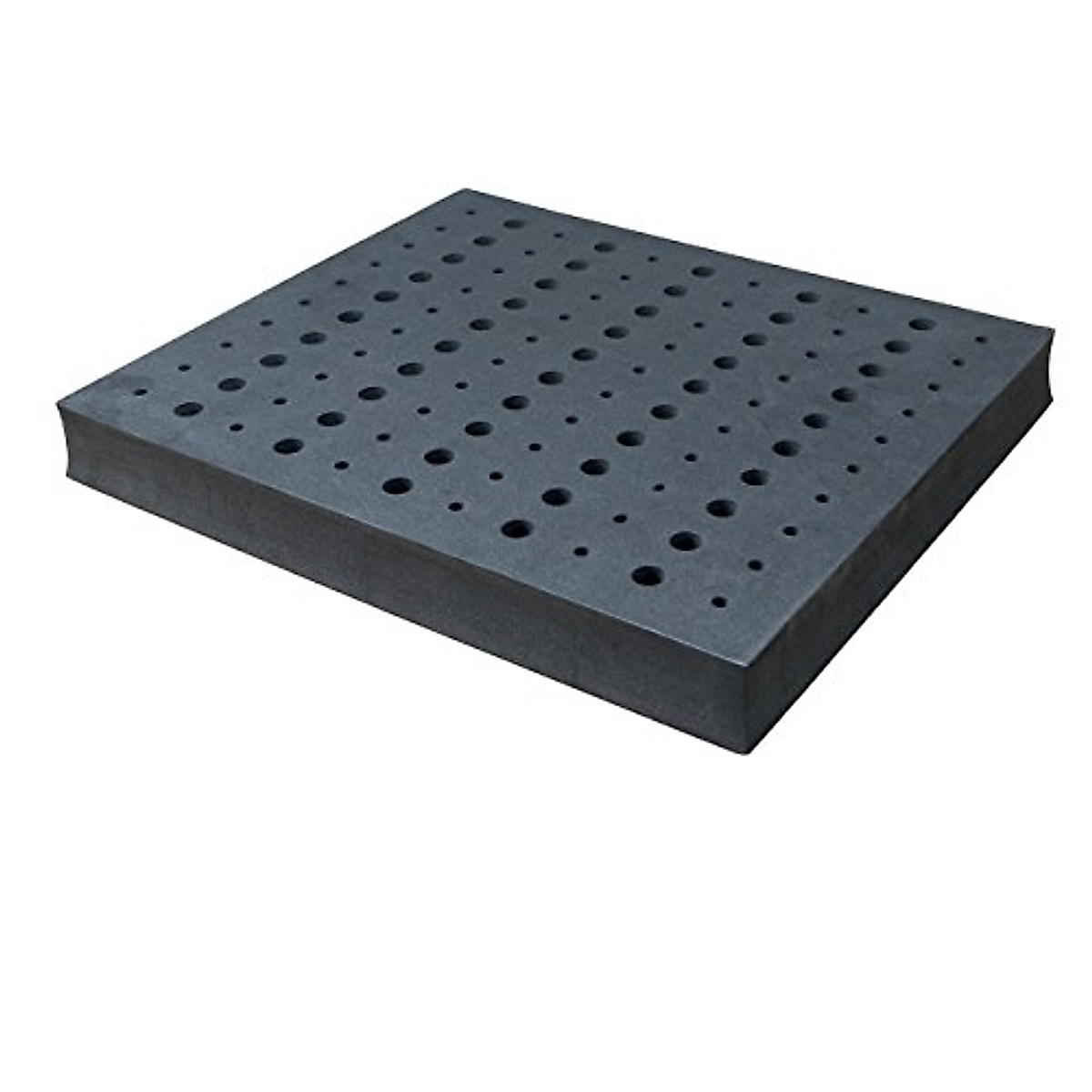 POWERTEC 71046 Router Bit Tray for 110 Bits, 1-5/16” Thick, 50 1/2 inch and 60 1/4 inch Shank Router Bits,Black