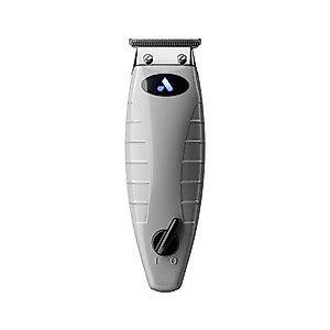 Andis 74055 Professional Corded/Cordless Hair & Beard Trimmer, T-Outliner Blade Trimmer, Zero Gapped, Close Cutting Carbon Steel T-Blade Trimmer, Grey