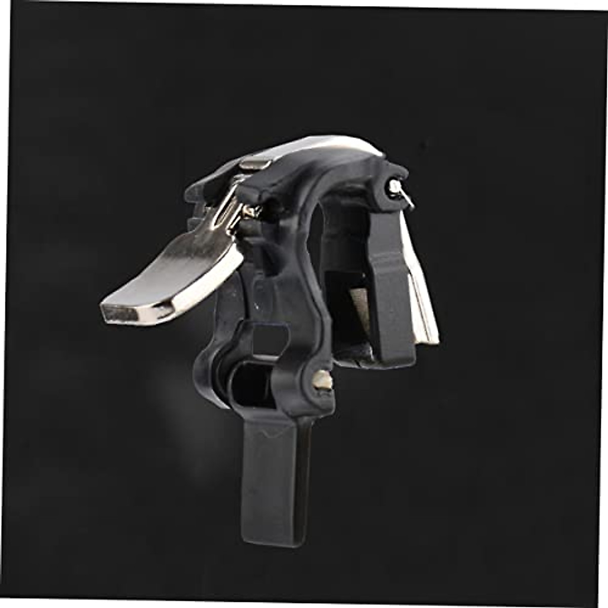 ULDIGI Black Buttons 1 Pair Artifact Fire Button S Mobile Conter for Phone Shooting Tool Chicken- Assist Eat Games Chicken Eating Metal Trigger Aim Gaming Black Game Quick Shooter Push Button