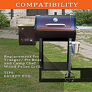 FCCUM Replacement 1.6 RPM Auger Motor Kit，Compatible with Traeger/Pit Boss Wood Pellet Grills& Camp Chef Smoker Grill, BBQ Auger Motor