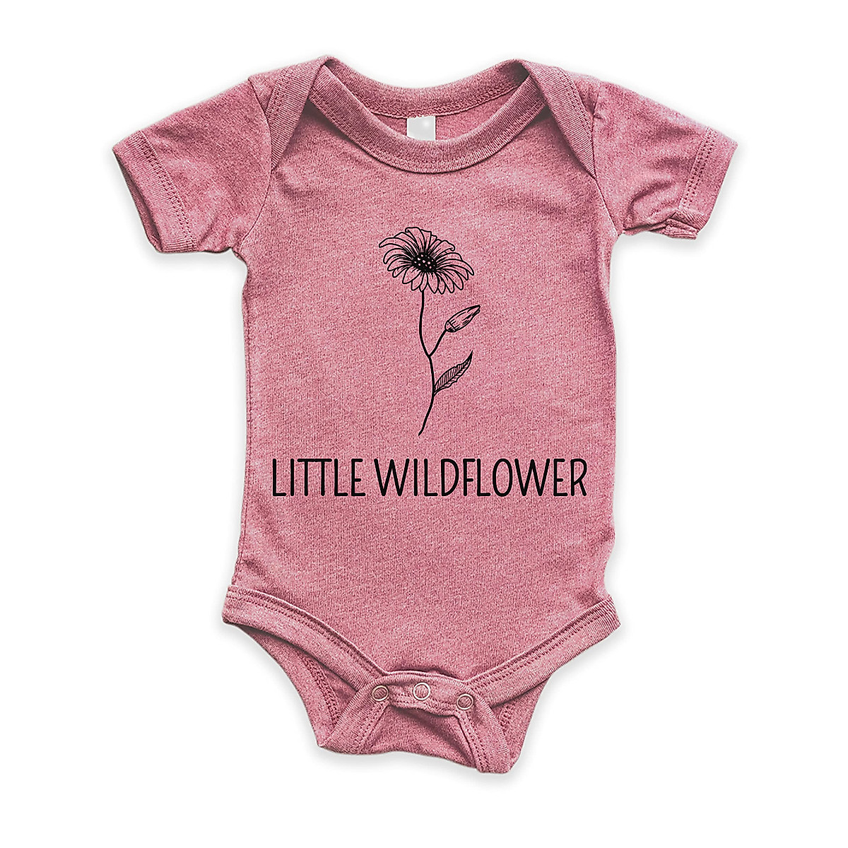 Teeny Fox Raising Wildflowers Little Sunflower Mother Daughter Matching Outfits Mom and Me Cute Family Shirts