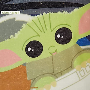 RALME Star Wars Mandalorian Baby Yoda Backpack with Lunch Box Set for Boys and Girls, Value Bundle