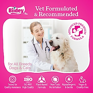 Biidey Dog Ear Wipes, Ear Cleaner for Dogs and Cats, Relieve Ear Itching, Inflammation & Infections, Clean Ear Wax, Debris, Soothe & Deodorize, Natural Organic Essential Grooming Supplies, Paw Cleaner