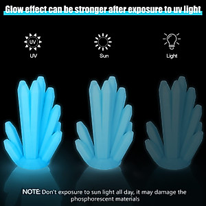 Aystkniet PLA Filament 1.75mm Bundle, Glow in The Dark Filament Multicolor Pack with Green Blue Purple Orange Red, 3D Printer Filament 250g X 5 Spools, Dimensional Accuracy +/- 0.02 mm