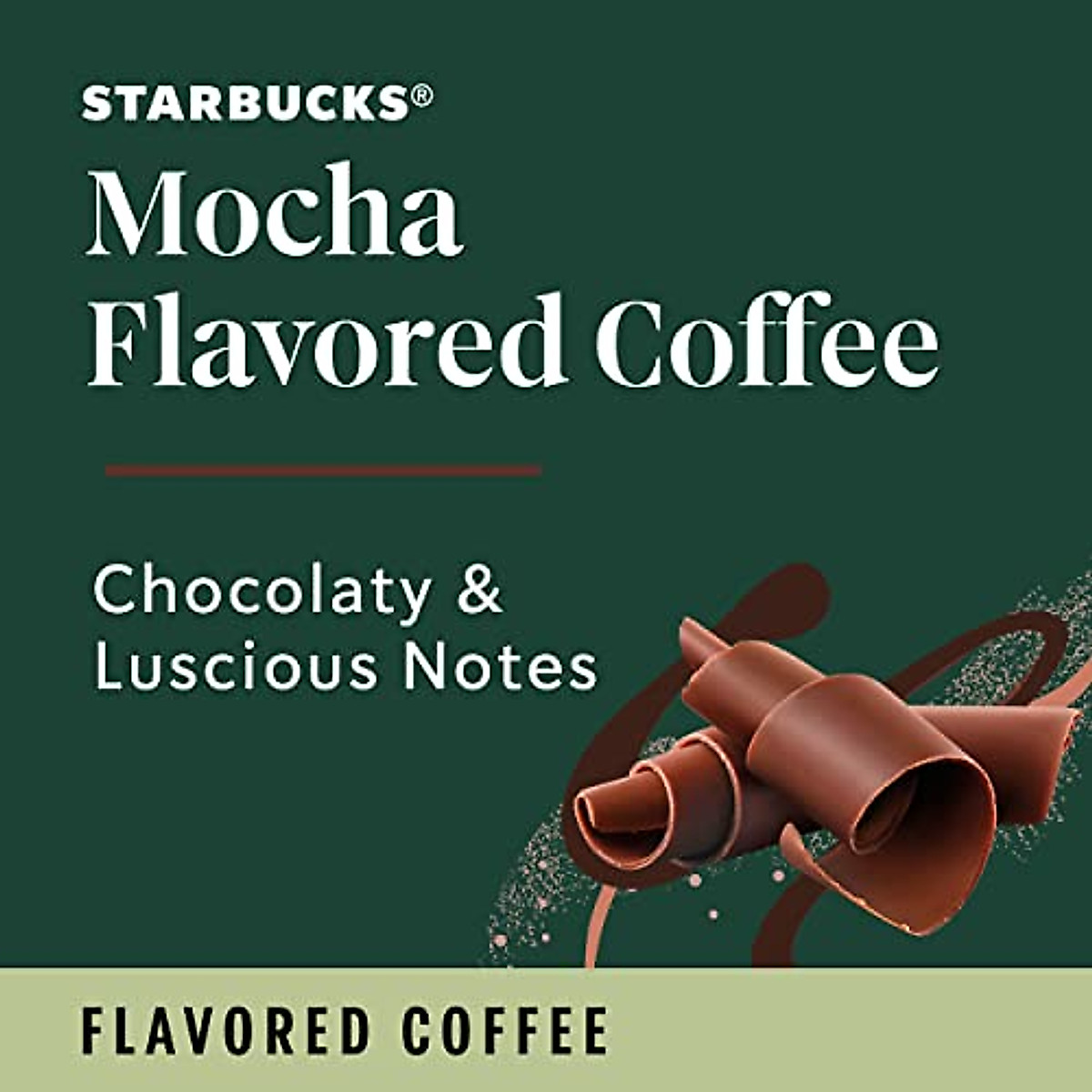Starbucks Flavored K-Cup Coffee Pods — Mocha Caffè Latte for Keurig Brewers — 1 box (10 pods)