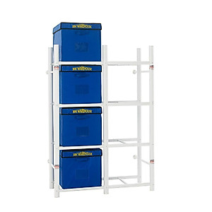 Bin Warehouse DFAE2M2X4BW0408 Tote Storage System for 8-Totes
