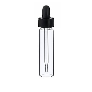 2 Dram Clear Glass Vial - Dropper - Pack of 12