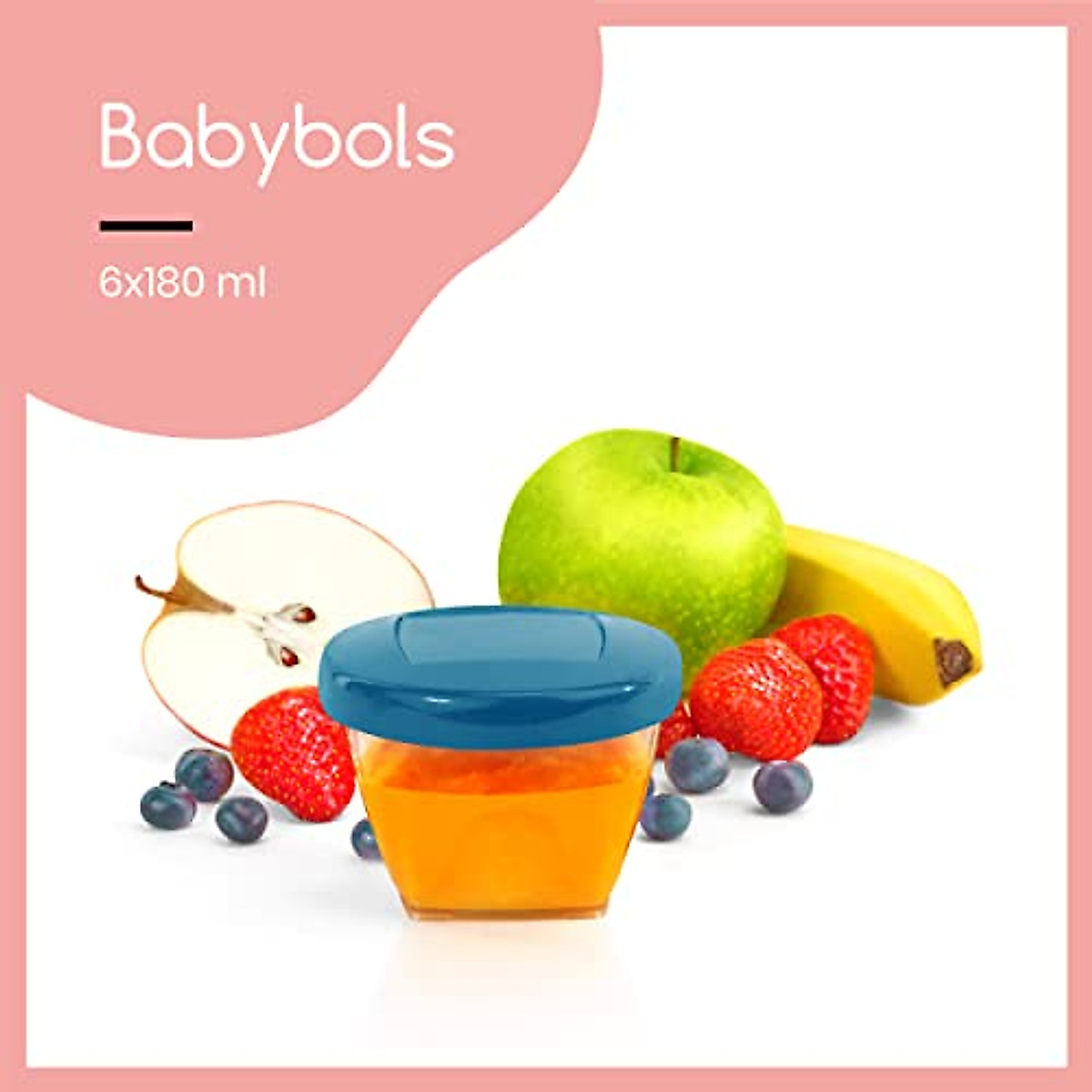 Babymoov Leak Proof Storage Bowls | BPA Free Containers With Lids, Ideal to Store Baby Food or Snacks for Toddlers (PICK YOUR SET SIZE)