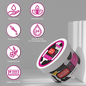 Udderly Smooth Extra Care Hand/Body Deep Moisturizing Cream with 20% Urea, Unscented, 8 Ounce