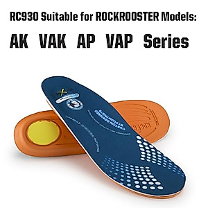 ROCKROOSTER 3 Pairs Memory Foam Anti-Fatigue Insoles for Work Boots, Heavy Duty Support Inserts for Men & Women, Arch Support, Distributes Foot Pressure, Slow Rebound, Standing All Day (RC930-M)