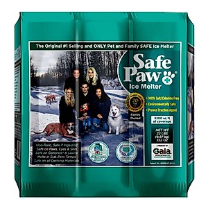 Safe Paw Flexi, Child Plant Dog Paw & Pet Safe Ice Melt -22lb, 100% Salt/Chloride Free -Non-Toxic, Vet Approved, No Concrete Damage, Fast Acting Formula, Last 3X Longer
