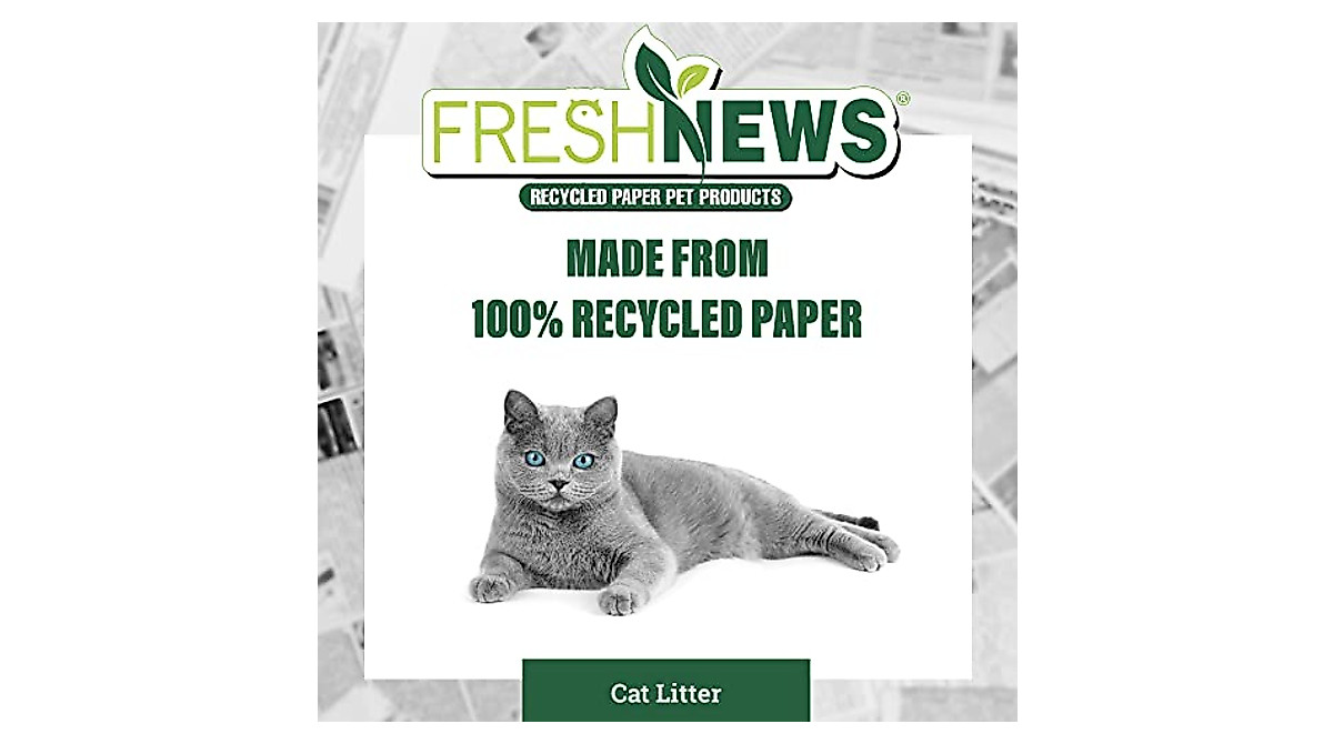Fresh News Recycled Paper Cat Litter - Odor Control