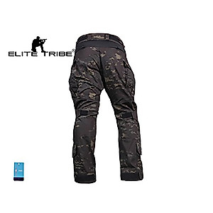 Airsoft Military BDU Tactical Suit Combat Gen3 Uniform Shirt Pants Multicam Black (L)