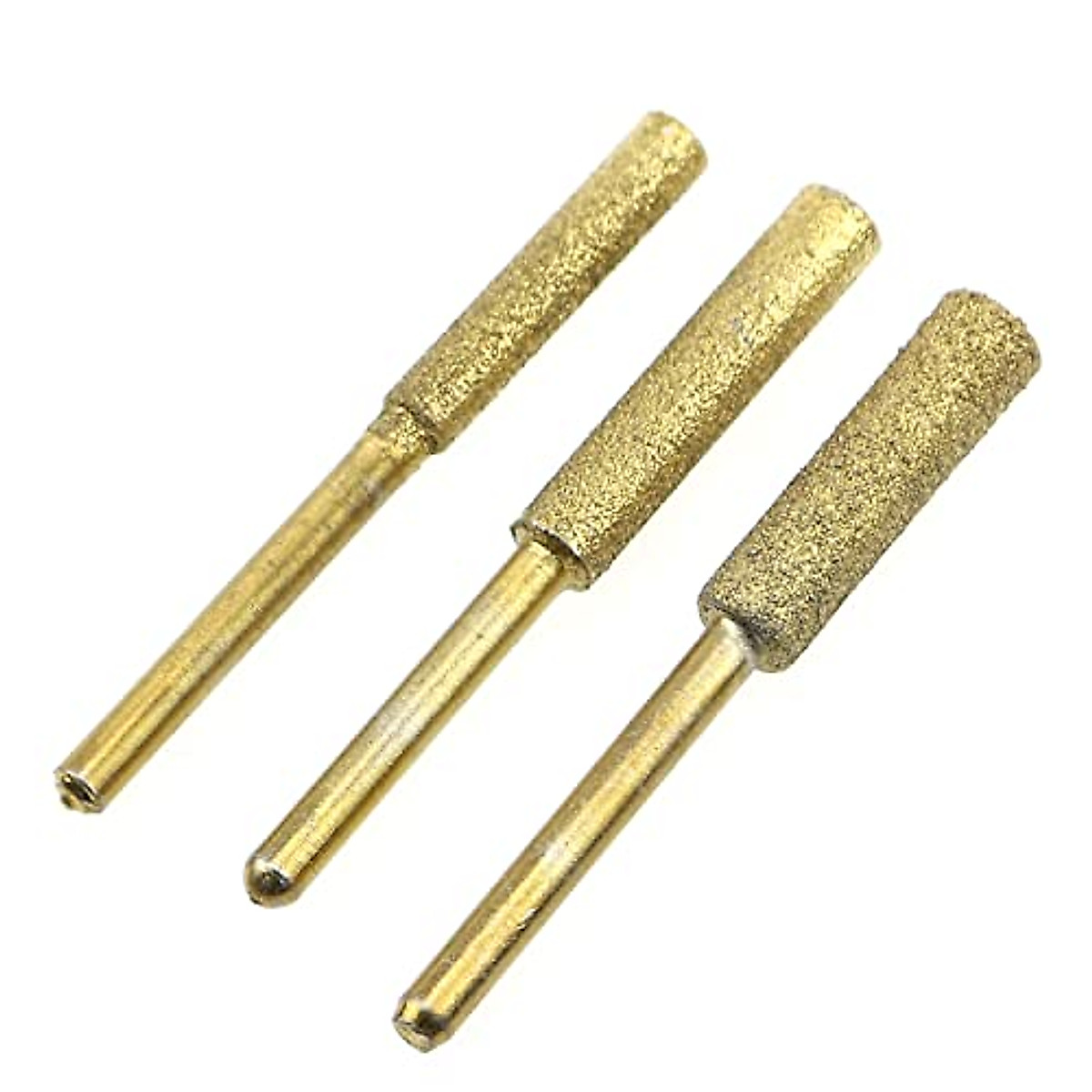 LUORNG Diamond Chainsaw Sharpener 6PCS 3Size Chain Saw Sharpening Wheel Carving Grinding Tools, Burr Grinding Stone File