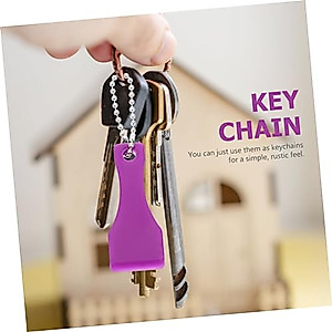 WOONEKY 10pcs Spatula Scrapers Tickets Scraper Tickets Tools Small Scratching Tools Portable Card Scraper Scratch Tool DIY Scraper Tools Plastic