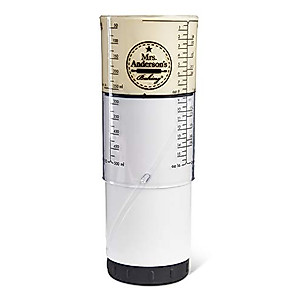 Mrs. Anderson's Baking 42017 Adjustable Liquid and Dry Measuring Cup, 16-Ounce Capacity, Clear Cylinder