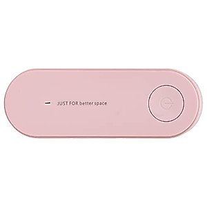 Diydeg Air Purifiers, Silent Operation Small Air Purifier Plug and Play Automatic Work for Kitchen for Shower Room Pink-U.S. regulations