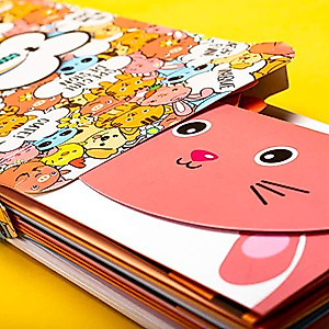 NIMU 12 Pieces Animal Stationery Paper With 12 Piece Envelope Gift For Kids,12 Assorted Animal Cards Boxed Cute Animals Design Ideal For Greeting,Thank You,Birthday,Motivational, Holiday Cards Prime