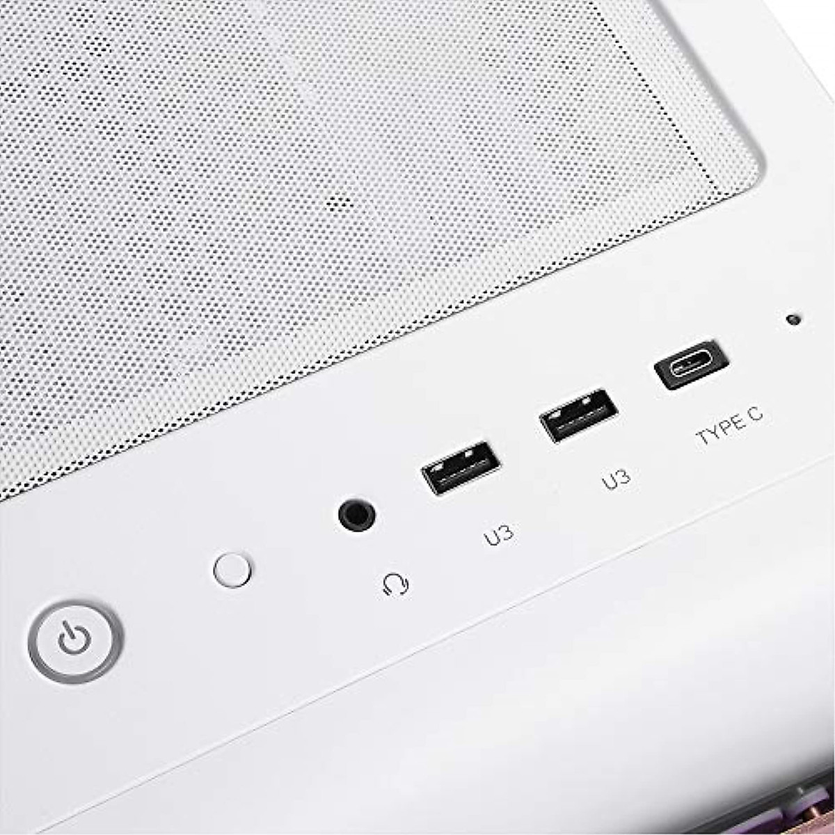 Silverstone Technology SETA A1 Rose Gold on White Premium ATX/Micro-ATX Case with Temperd Glass - SEA1GW-G