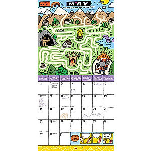 Kid's Awesome Activity Wall Calendar 2022: A year of pure fun, with no batteries included.