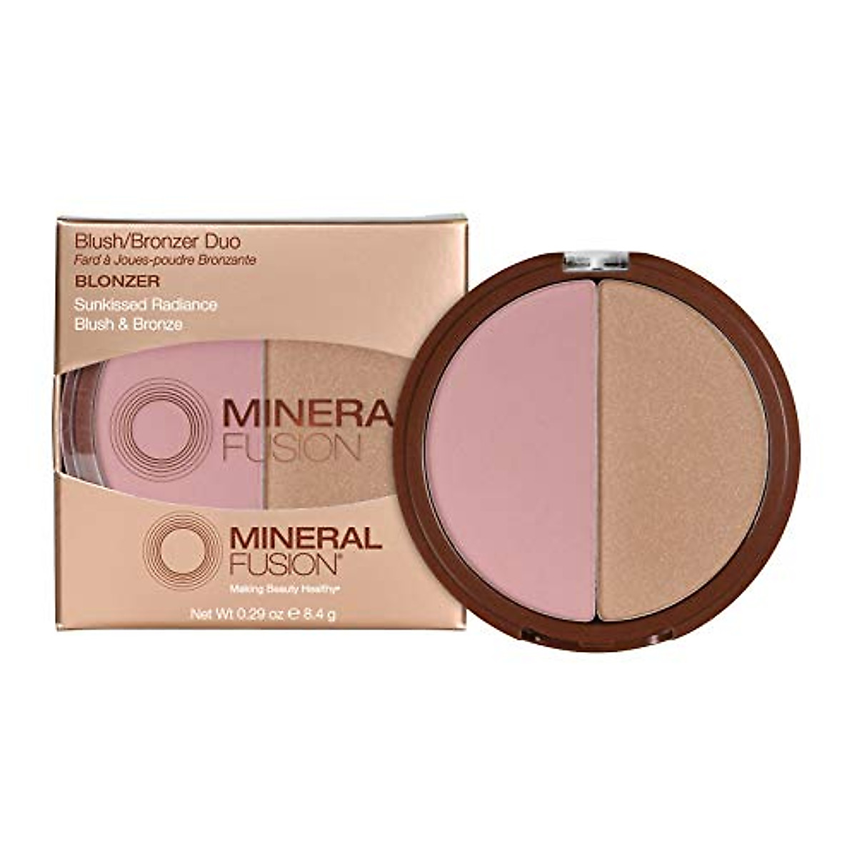 Mineral Fusion Blush or Bronzer Duo Blonzer, 0.29 Oz