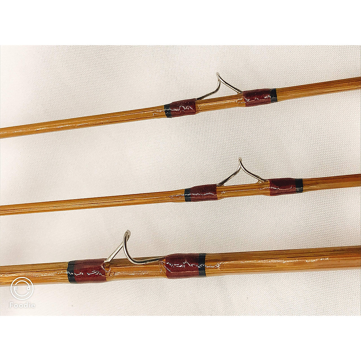 New Bamboo Fly Rod 7'6" for #5 Line Wt,2 Piece with 2 Tips.