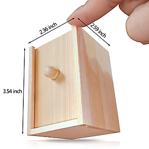 GIIOASA Rubber Spider Prank Surprise Box，Handcrafted Wooden Surprise Box, Fun Practical Surprise Joke Boxes,SpiderBox-Single