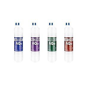 4EA Economy Replacement Water Filter Set for SK Magic : WPU-3002F/WPU-3102F/WPU-3202F - 10 microns