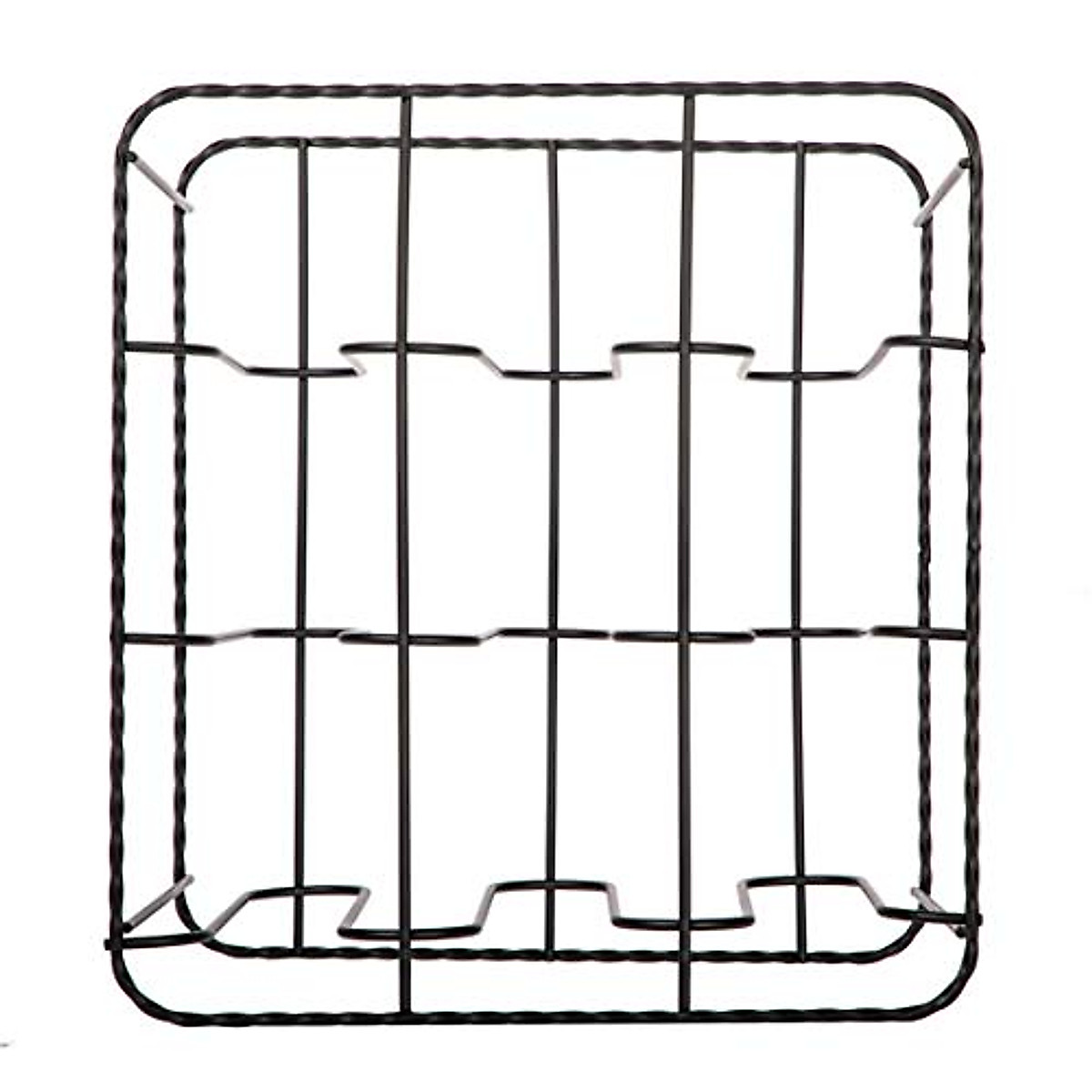 Home Zone Living Wine Rack - Countertop Freestanding Holder, Stores up to 9 Bottles