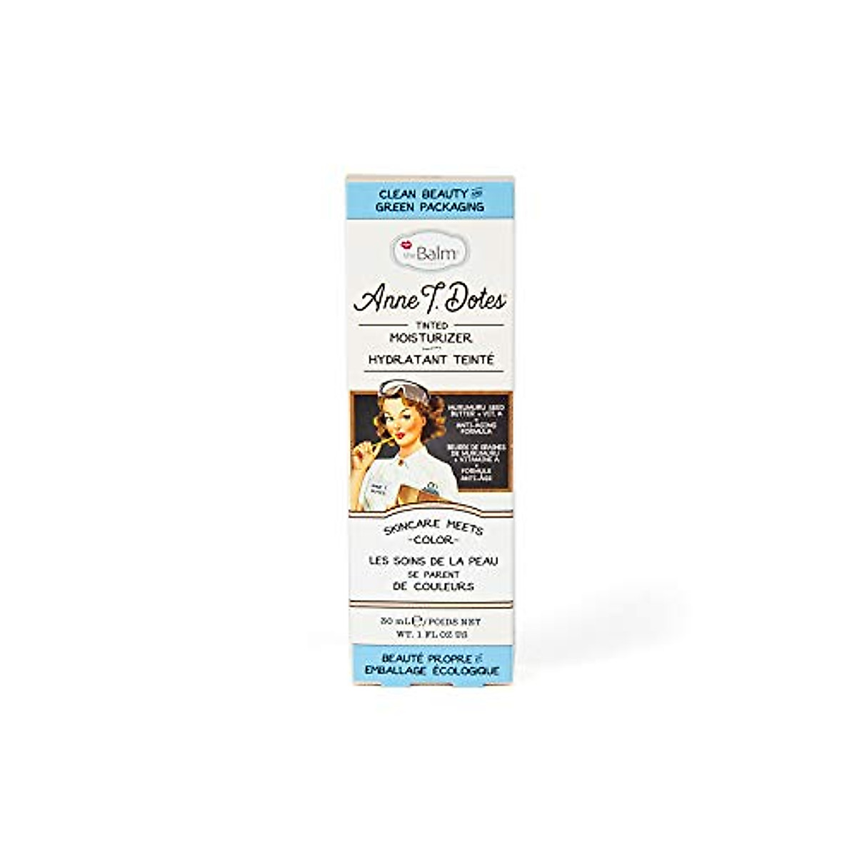 theBalm Anne T. Dotes Tinted Moisturizer, 18 (For Light Skin), 1 fl. Oz