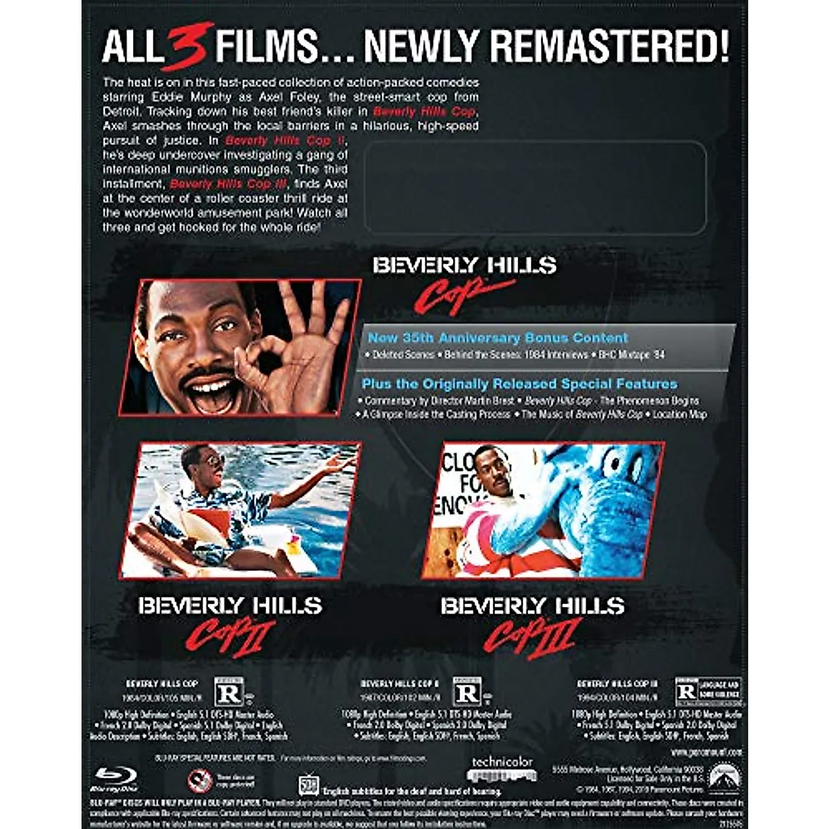 Beverly Hills Cop 3-Movie Collection [Blu-ray]