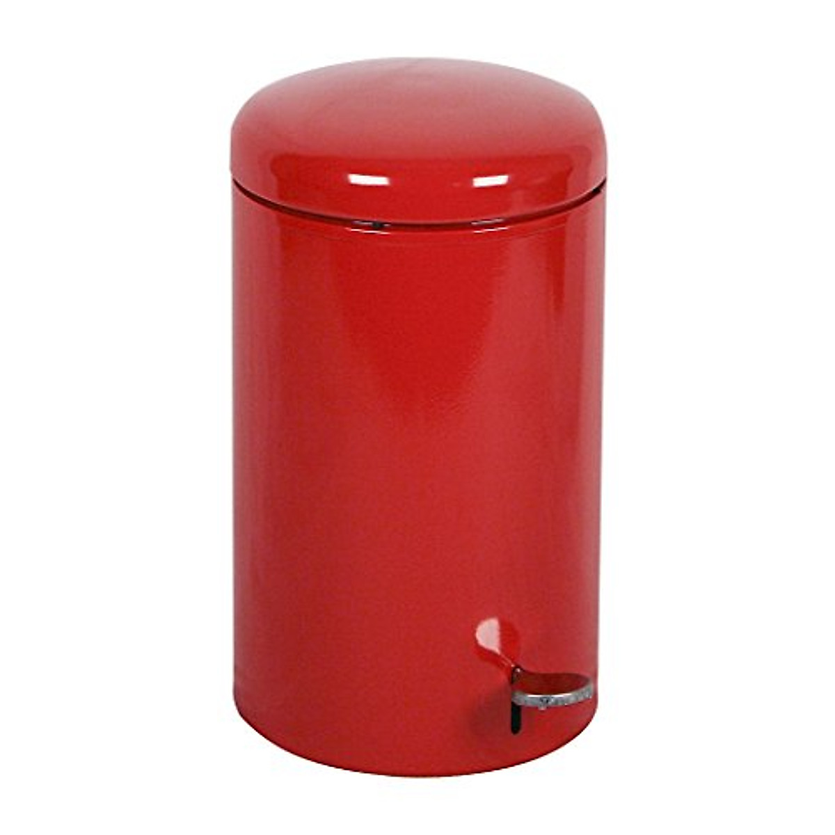Witt Industries 2270RD 7 gal Step on Trash Can, Red